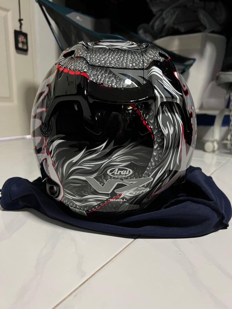 ARAI RAM VZRAM DRAGON Motorcycle Helmet, Motorcycles, Motorcycle ...