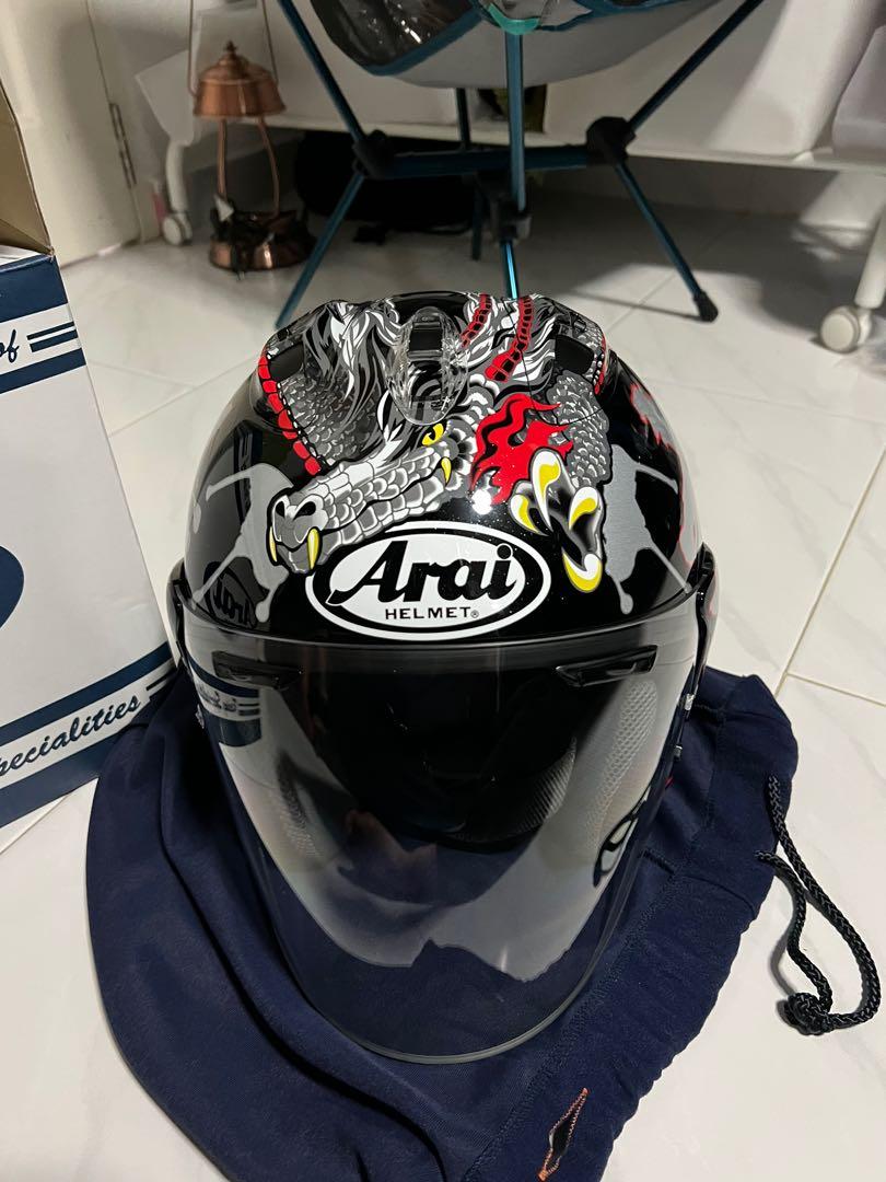 ARAI RAM VZRAM DRAGON Motorcycle Helmet, Motorcycles, Motorcycle ...