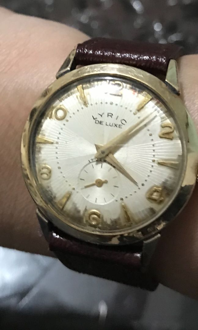Authentic Lyric Very Rare Vintage Watch Unisex Hand Wind, Men's Fashion ...