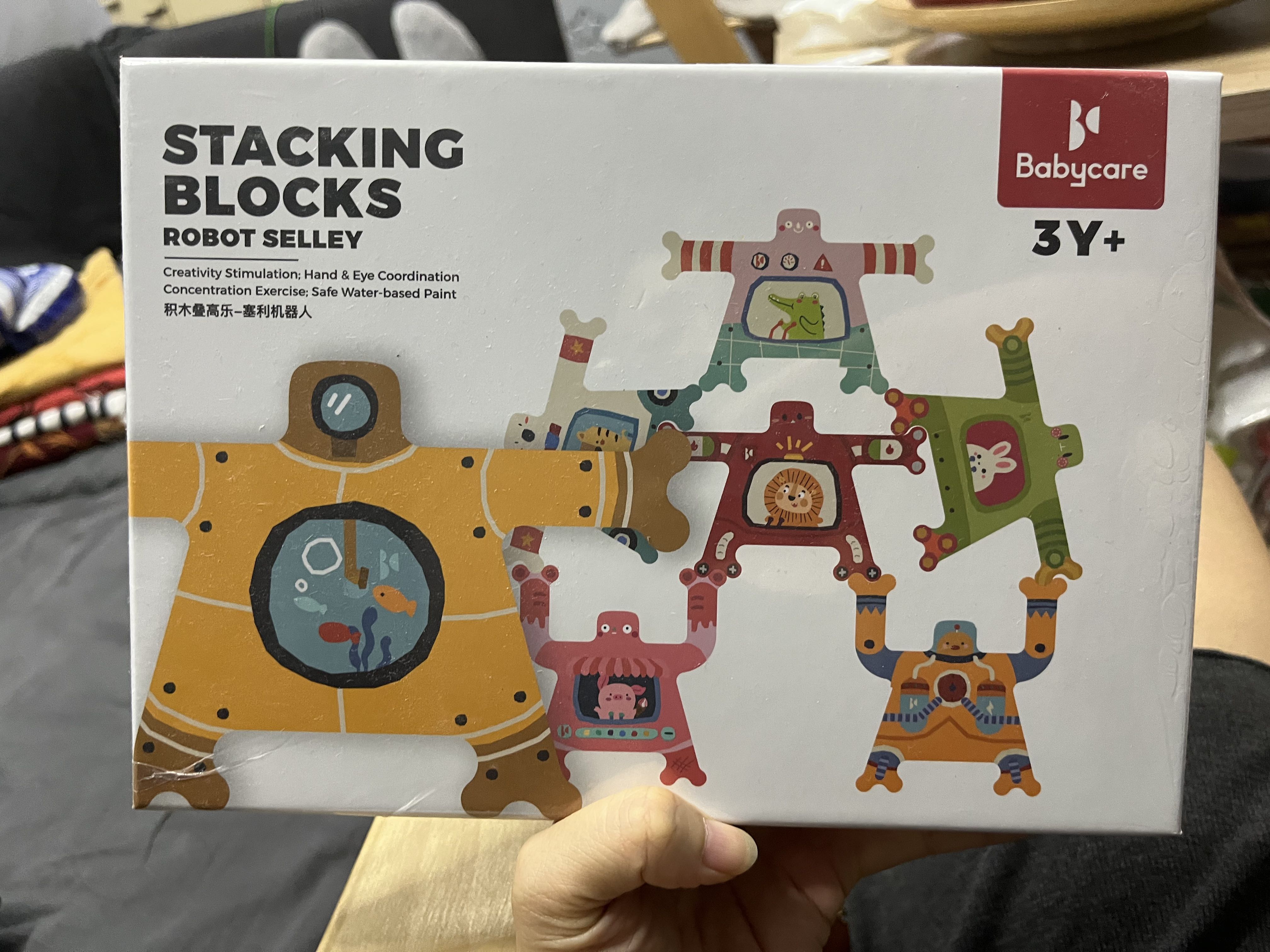 Babycare stacking blocks- Robot Selley, Babies & Kids, Infant Playtime ...