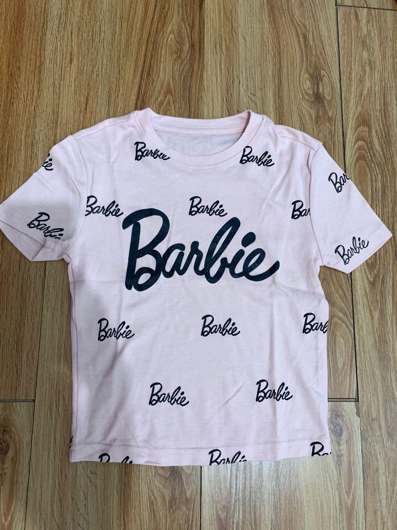 Barbie semi Crop top, Women's Fashion, Tops, Blouses on Carousell