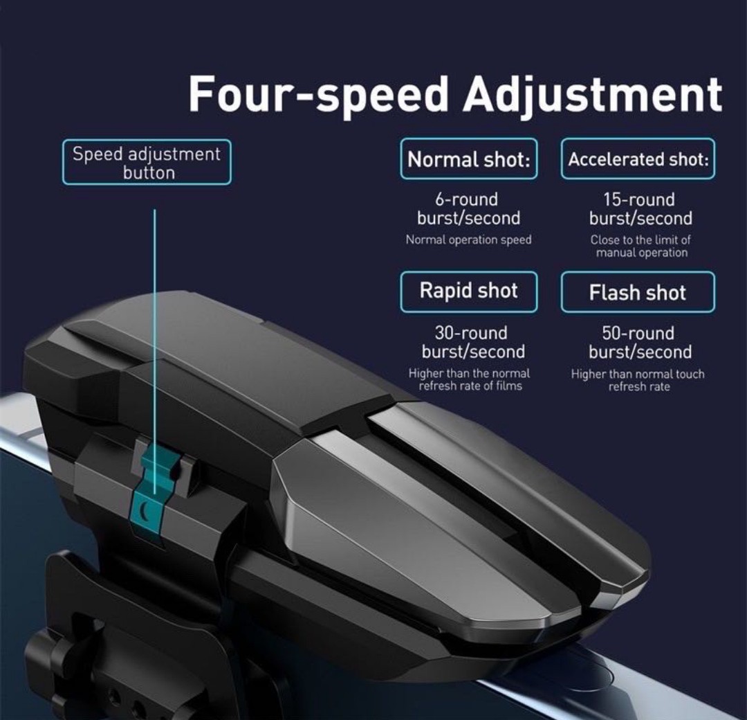 Battery powered gaming triggers [ Codm / PUBG / Fortnite ] Mobile ...