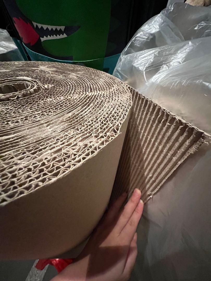 (BN) Corrugated paper , big roll giant size , renovation floor protect ...