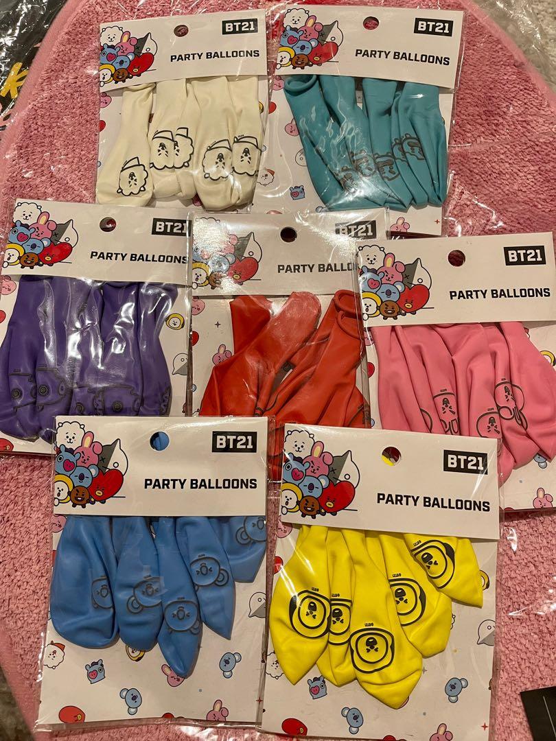 BT21 Party Balloons, Hobbies & Toys, Stationary & Craft, Occasions ...