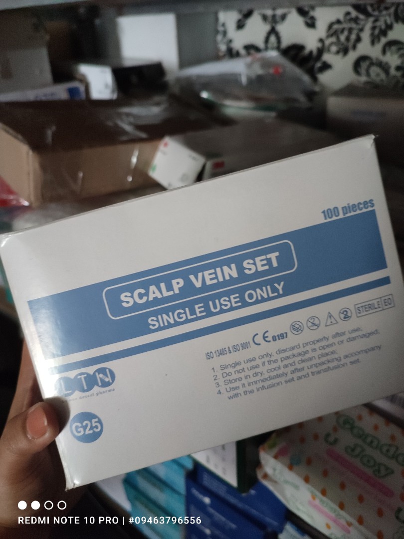 Butterfly Needle G25 (Scalp Vein Set), Health & Nutrition, Medical ...