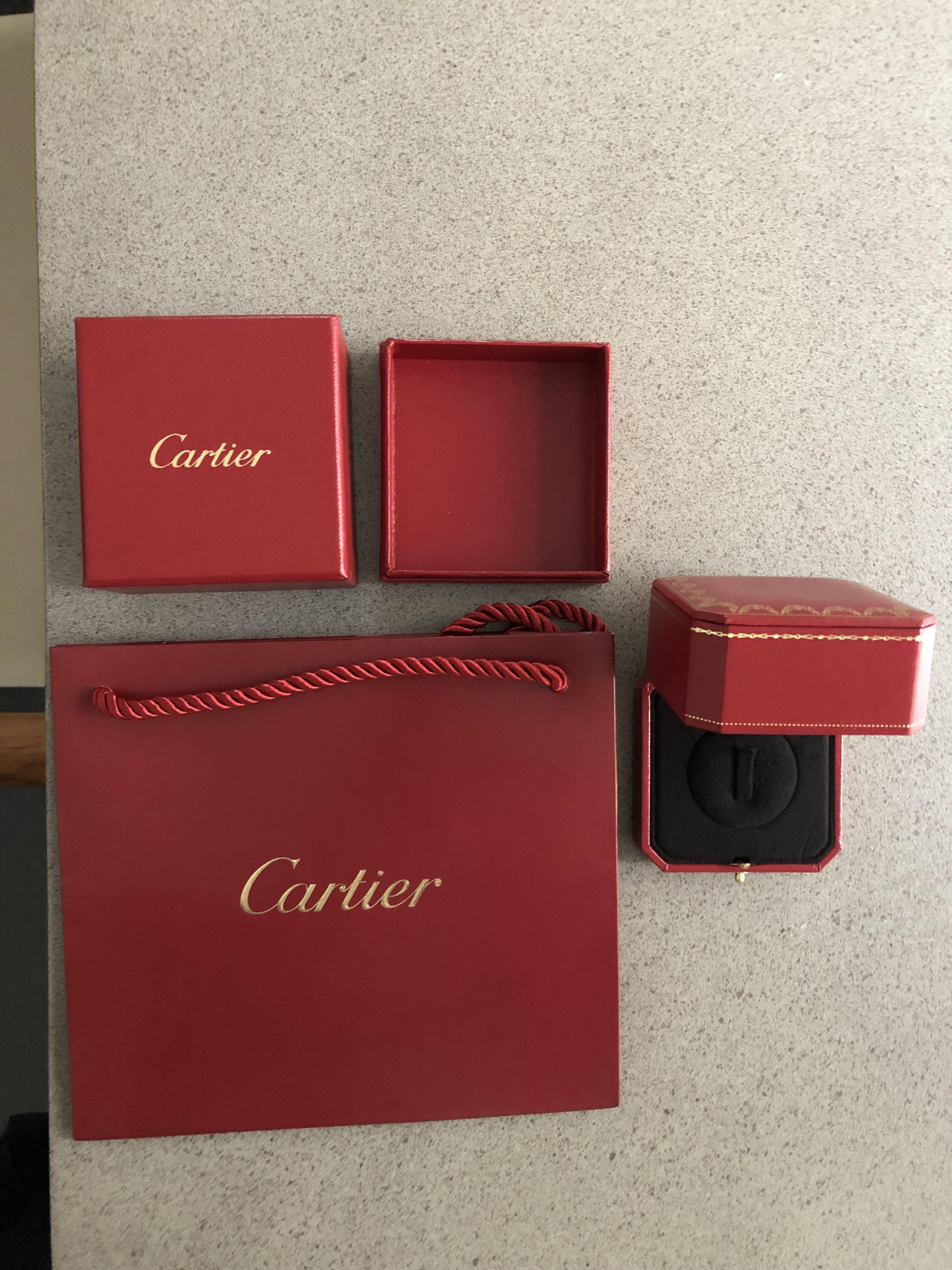 Cartier ring box, Women's Fashion, Jewelry & Organisers, Rings on Carousell