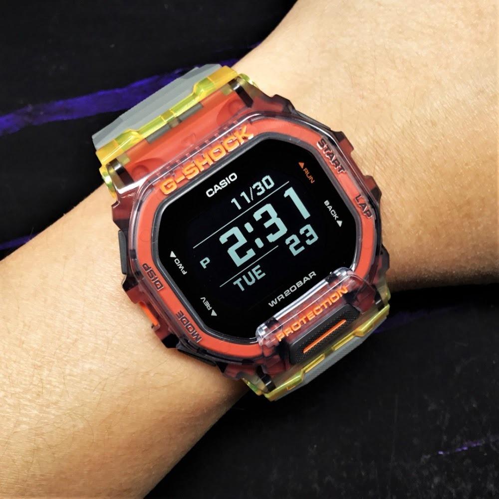 Casio G-Shock GBD-200SM-1A5 G-SQUAD Vital Bright Series Splashes of ...