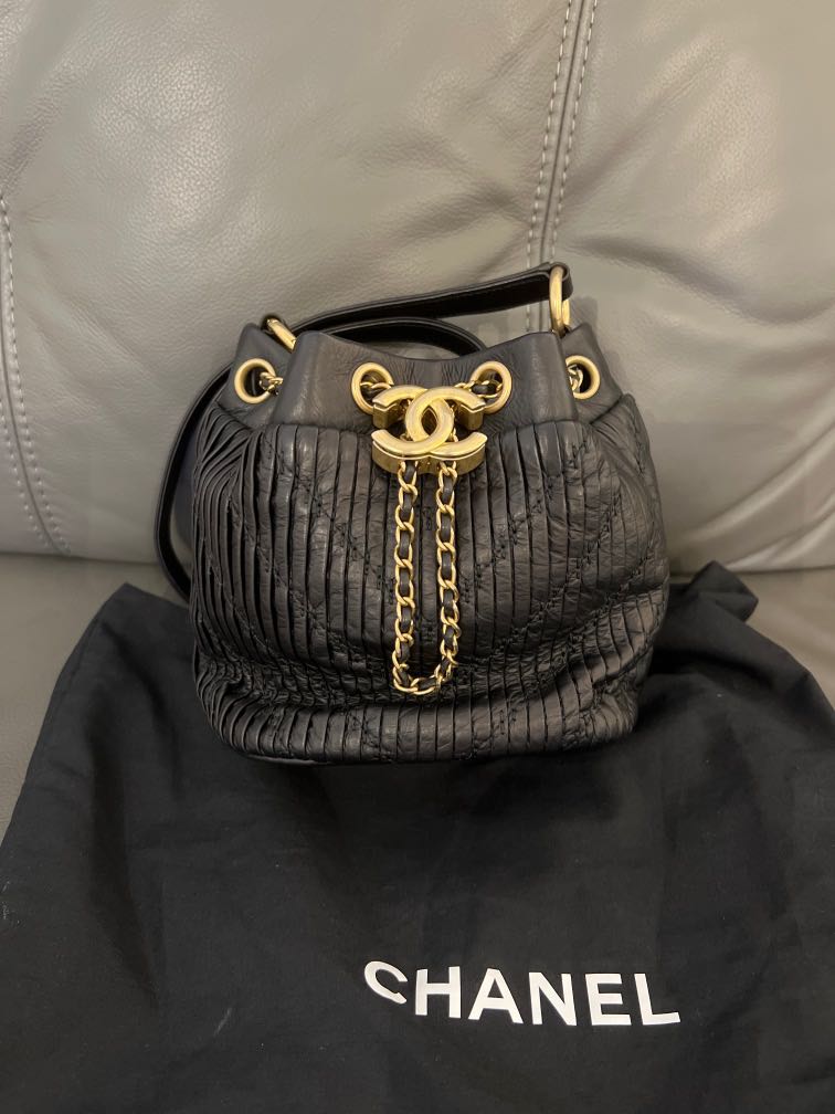 Chanel small bucket bag, Luxury, Bags & Wallets on Carousell
