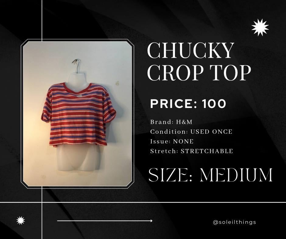 Chucky Crop Top, Women's Fashion, Tops, Shirts on Carousell