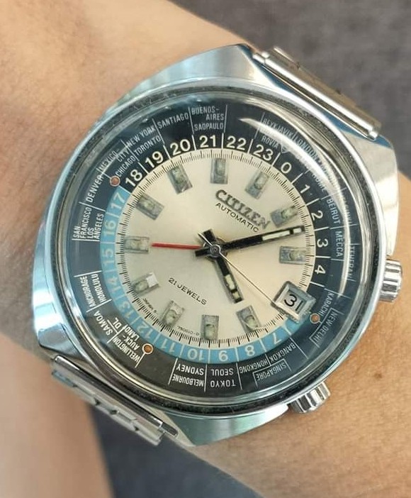 Citizen World Time, Luxury, Watches on Carousell