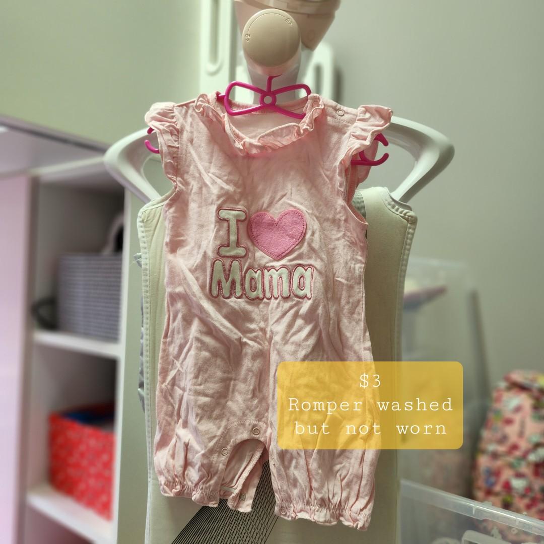 CNY cheong sum uniqlo rainbow red pink Minnie mouse GAP dress, Babies ...
