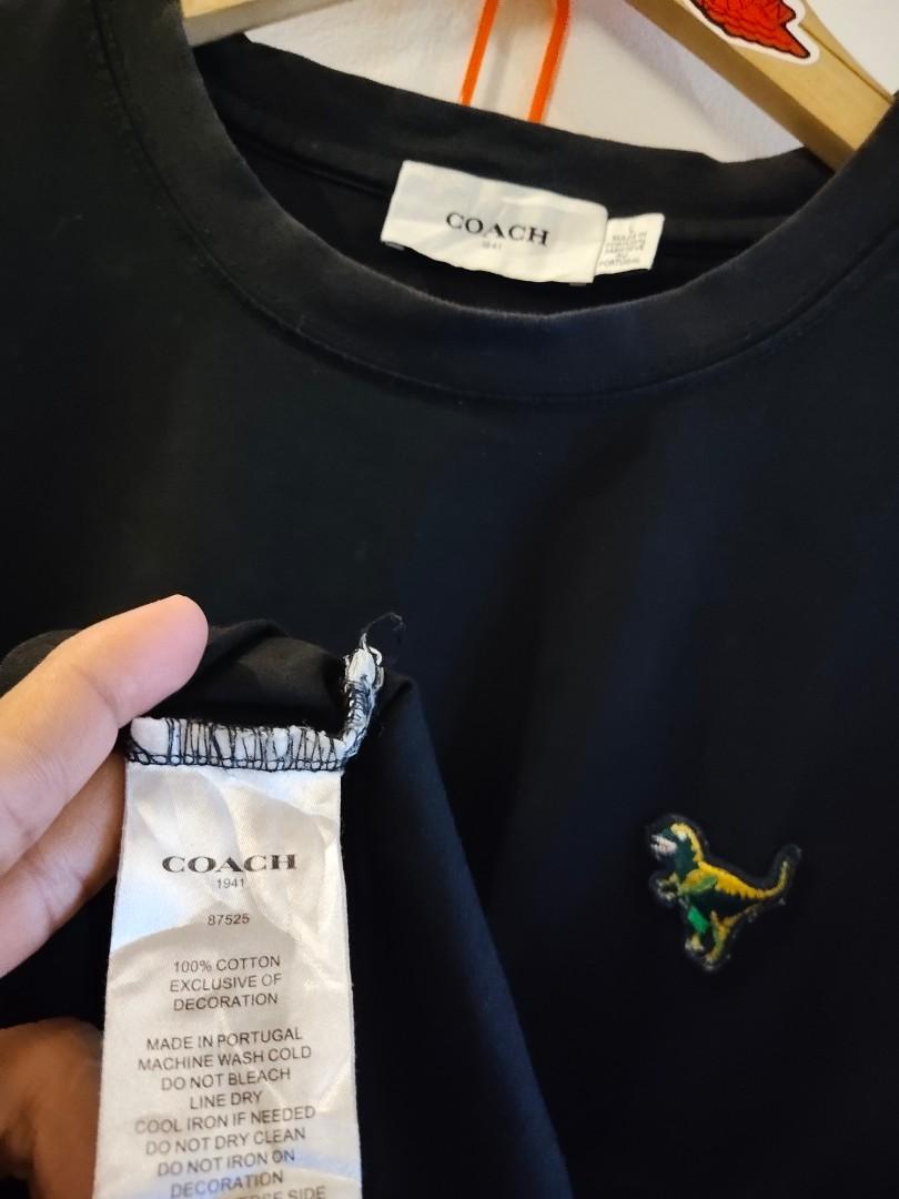 COACH MENS REXY LOGO TSHIRT, Men's Fashion, Tops & Sets, Tshirts & Polo ...