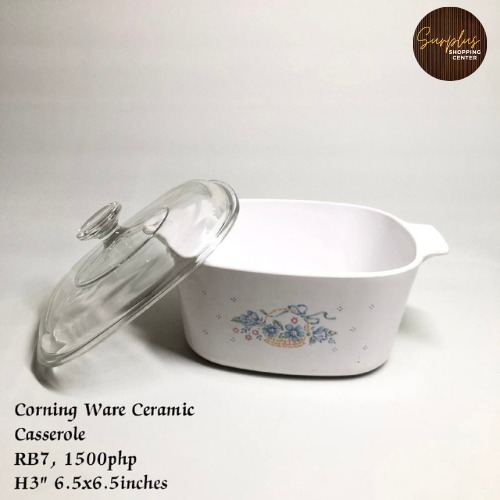 Corning Ware Ceramic Casserole, Furniture & Home Living, Kitchenware ...