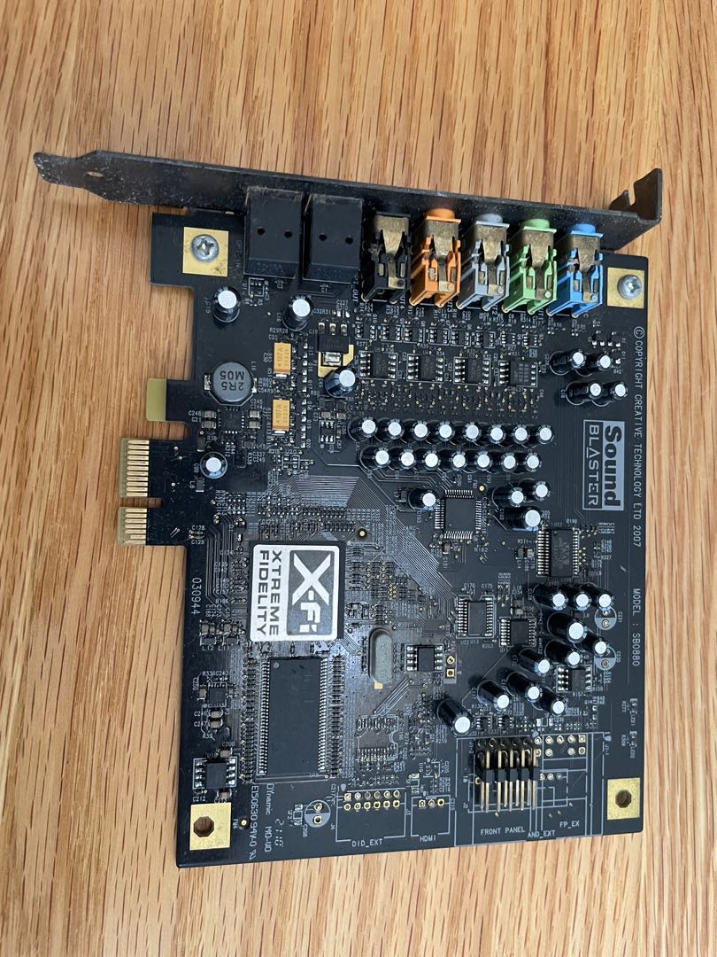 Creative Labs SB0880 PCI Express Sound Blaster X-Fi Titanium Sound Card ...