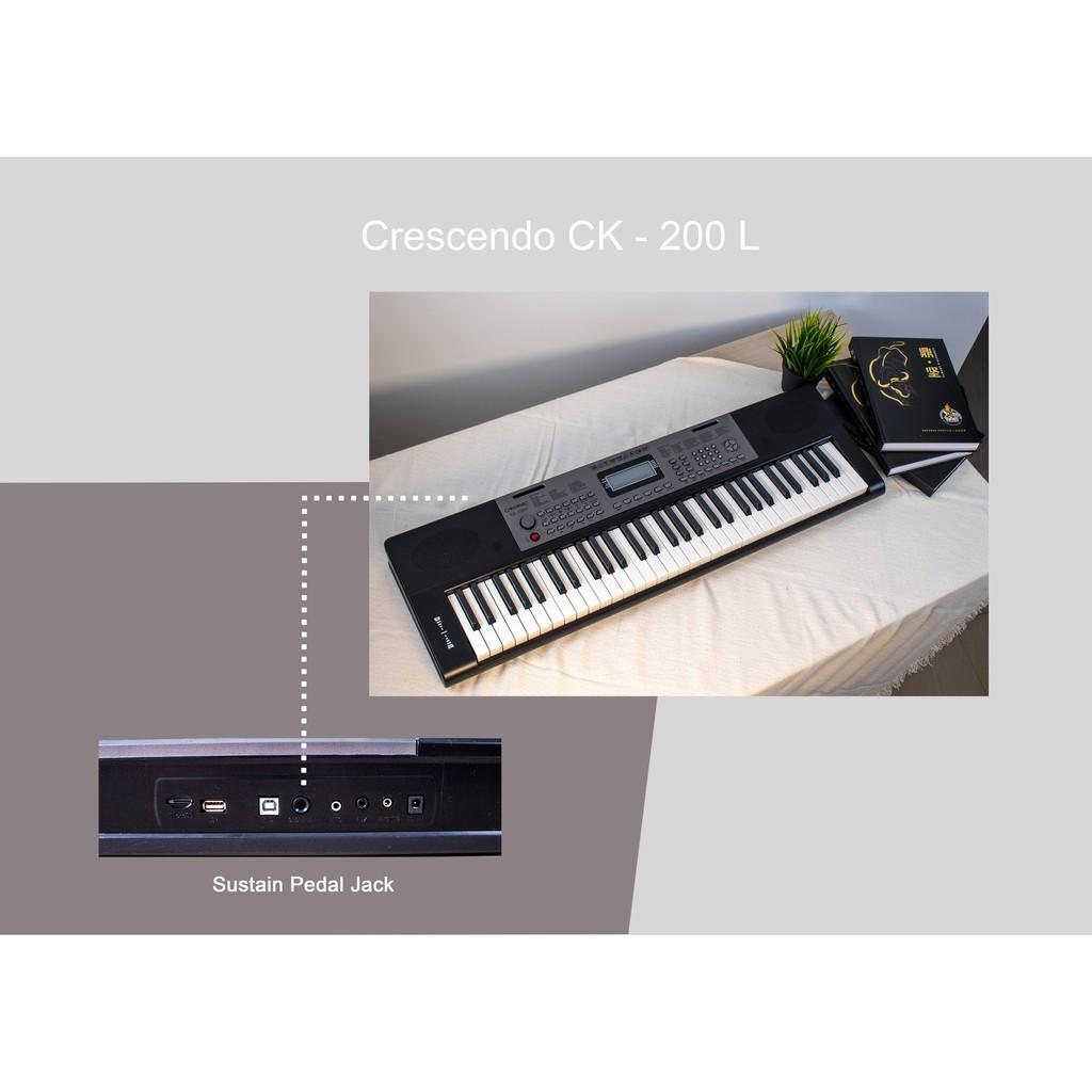 Crescendo 61 keys Keyboard, Hobbies & Toys, Music & Media, Musical ...