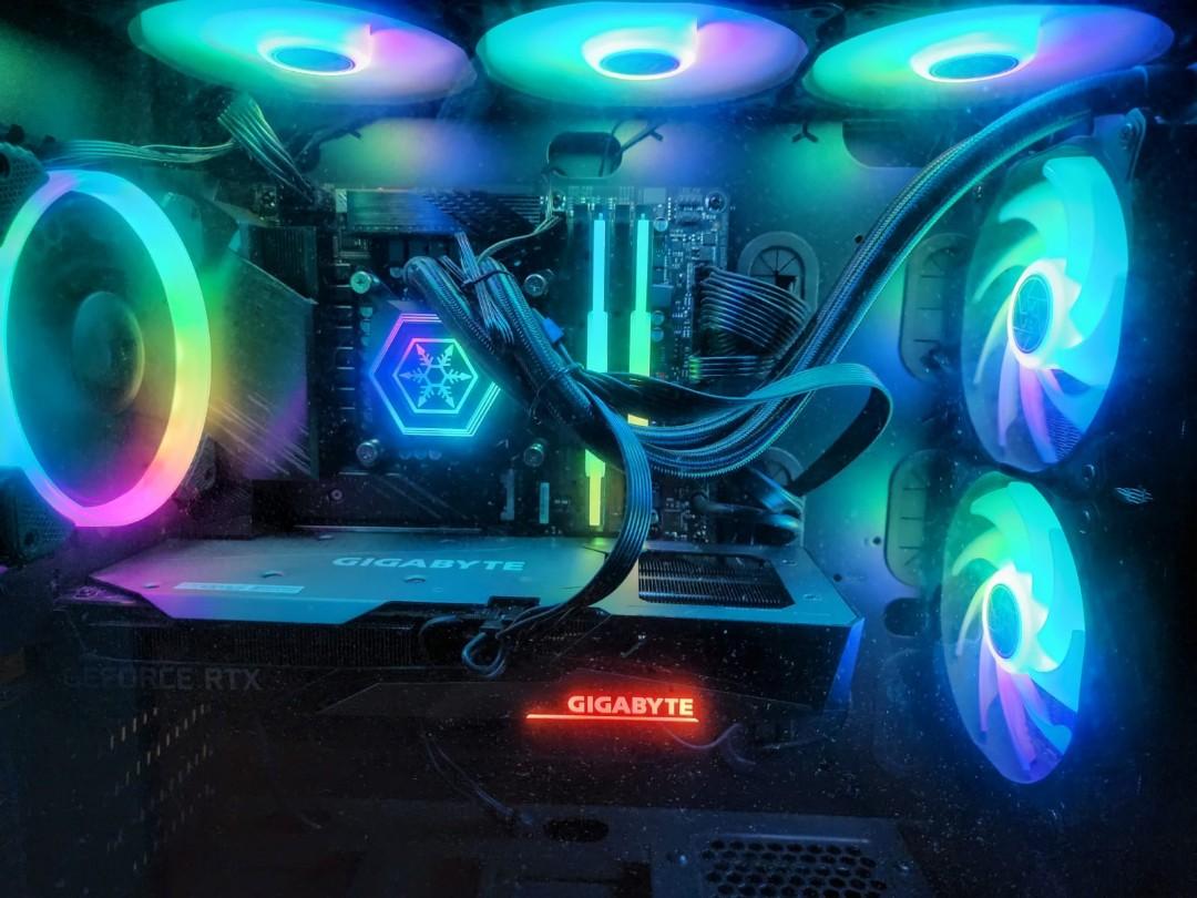 custom build gaming pc rtx 3060 water-cooled, Computers & Tech ...