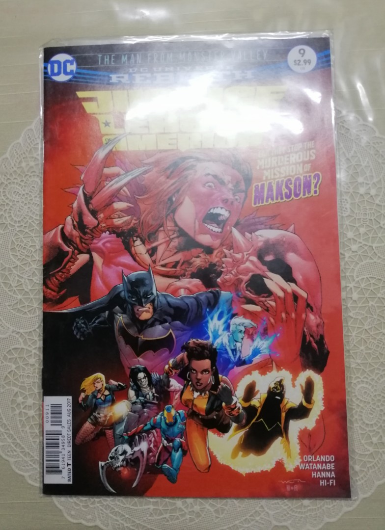 DC UNIVERSE REBIRTH JUSTICE LEAGUE OF AMERICA SINGLE ISSUE, Hobbies ...