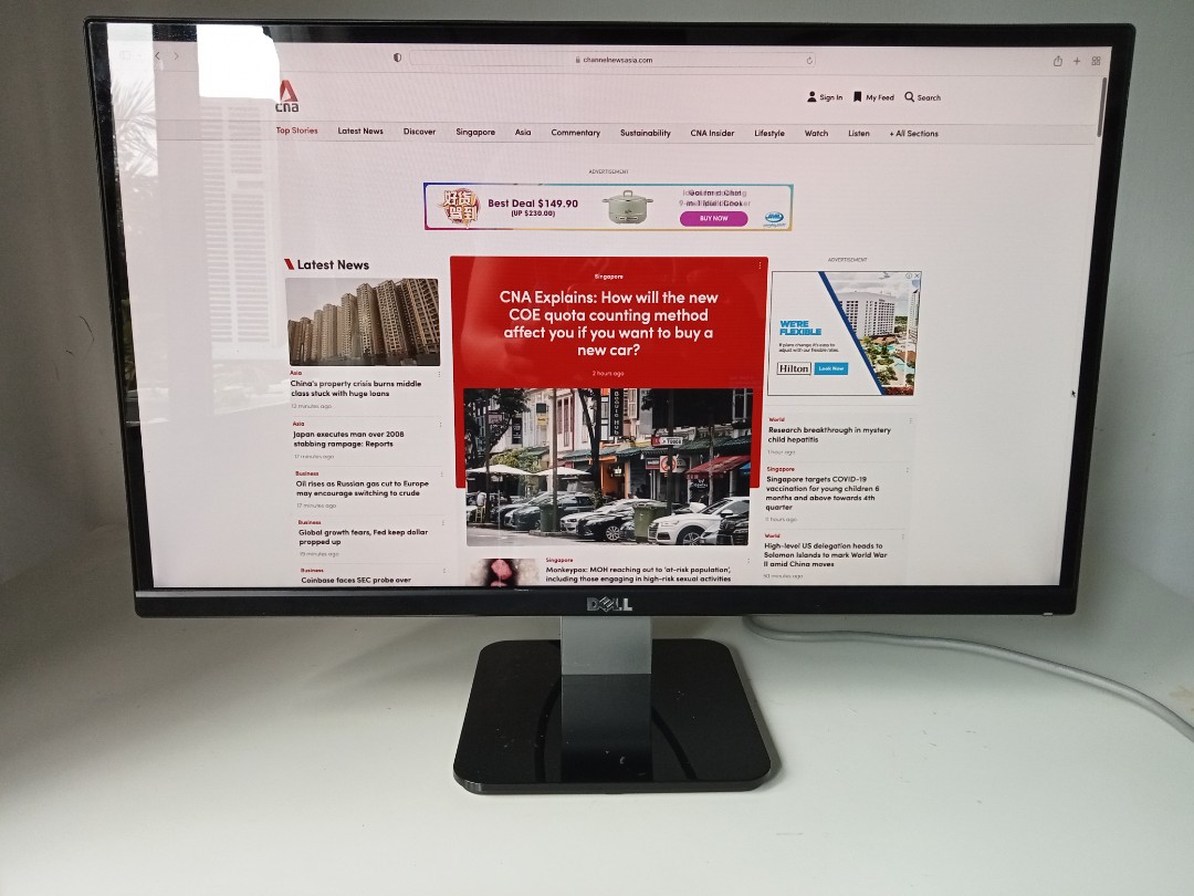 Dell LCD Monitor 24 Inch, Computers & Tech, Parts & Accessories ...