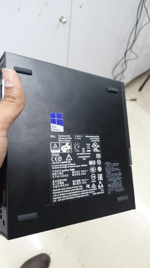 Dell mini pc Optiplex 7040M intel i5 6th gen 8GB RAM 256GB SSD, Computers & Tech, Desktops on ...