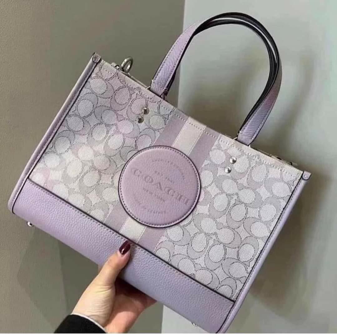 Authentic Coach Dempsey Carryall In Signature Jacquard With Stripe And ...