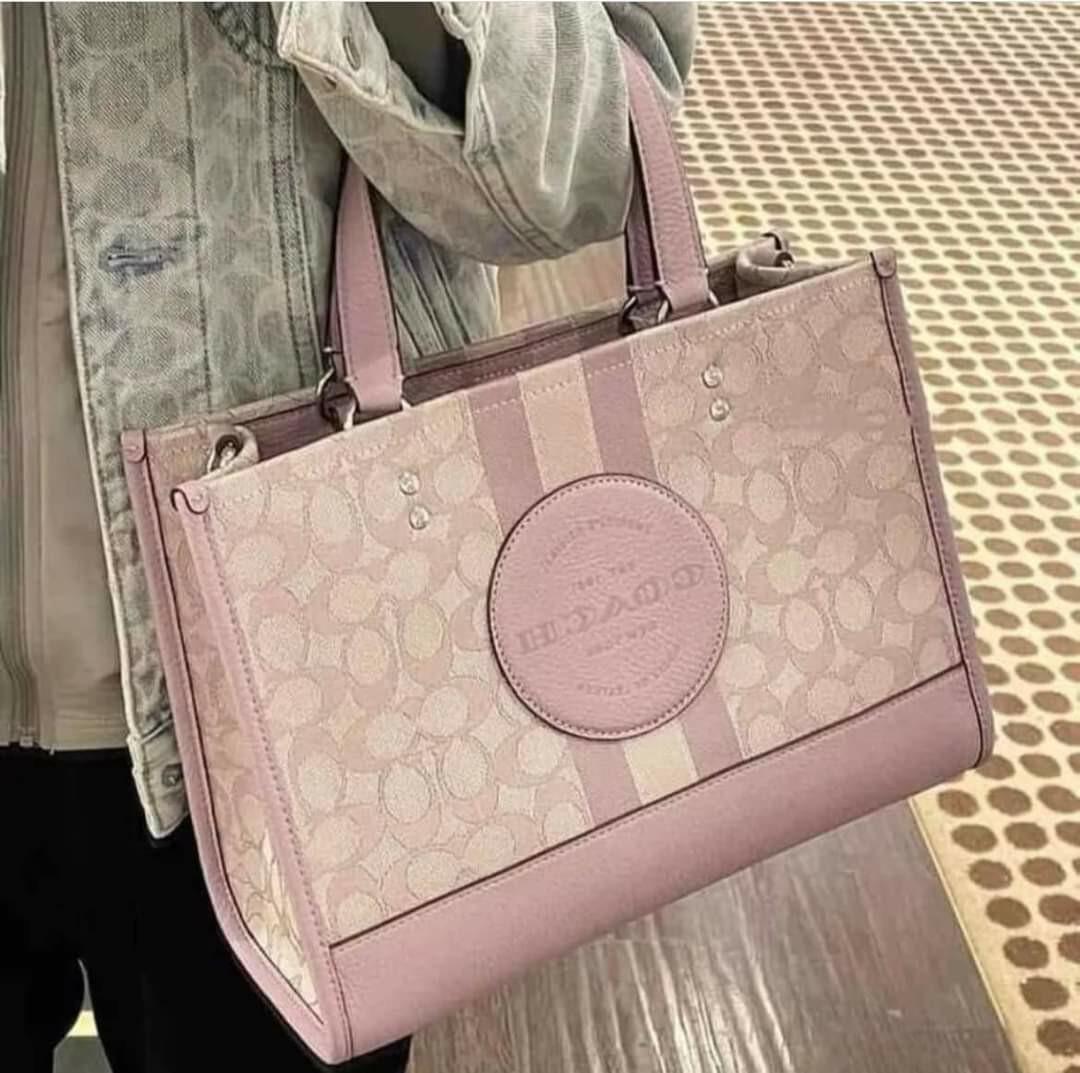 Authentic Coach Dempsey Carryall In Signature Jacquard With Stripe And ...