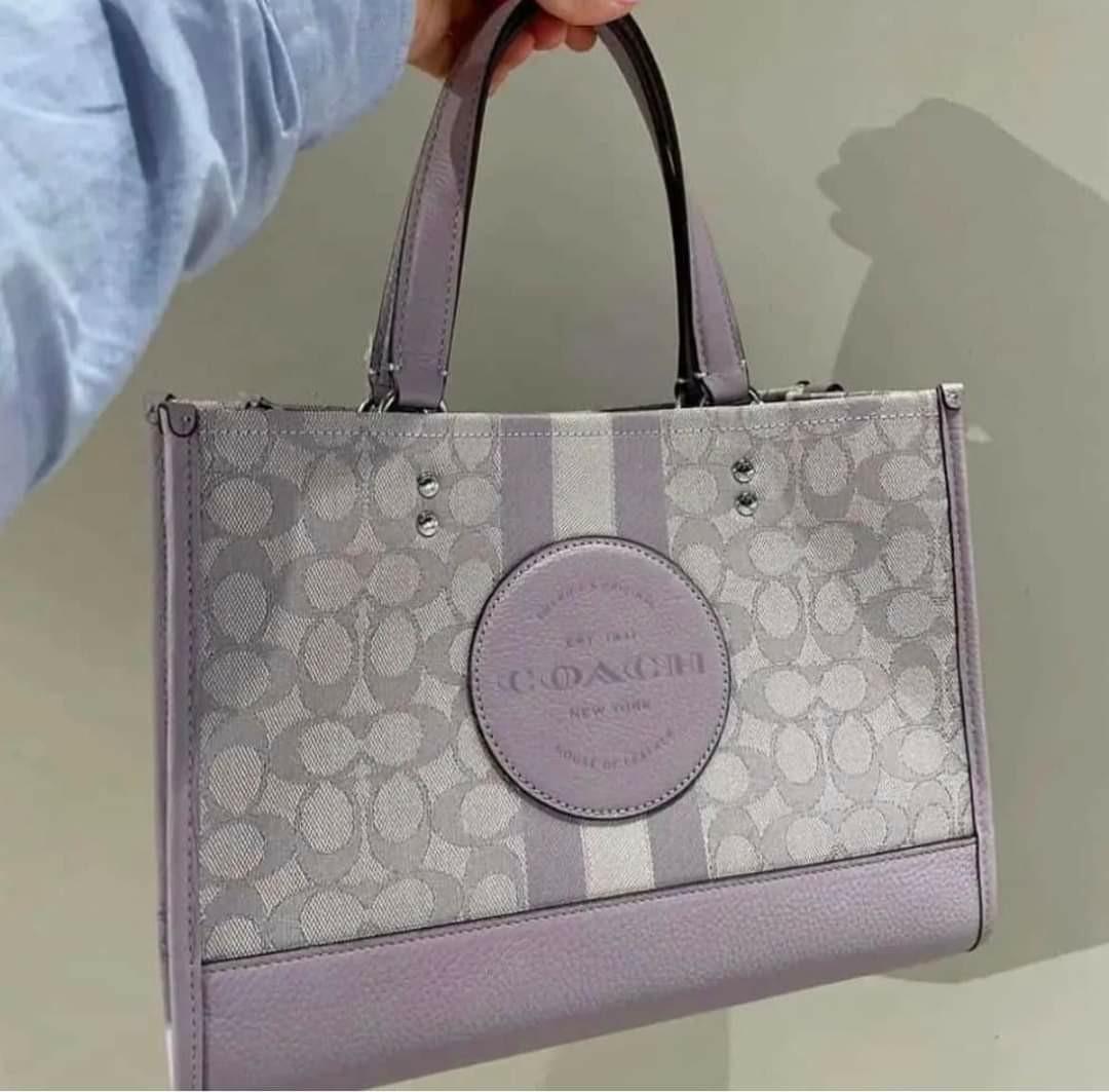 Authentic Coach Dempsey Carryall In Signature Jacquard With Stripe And ...