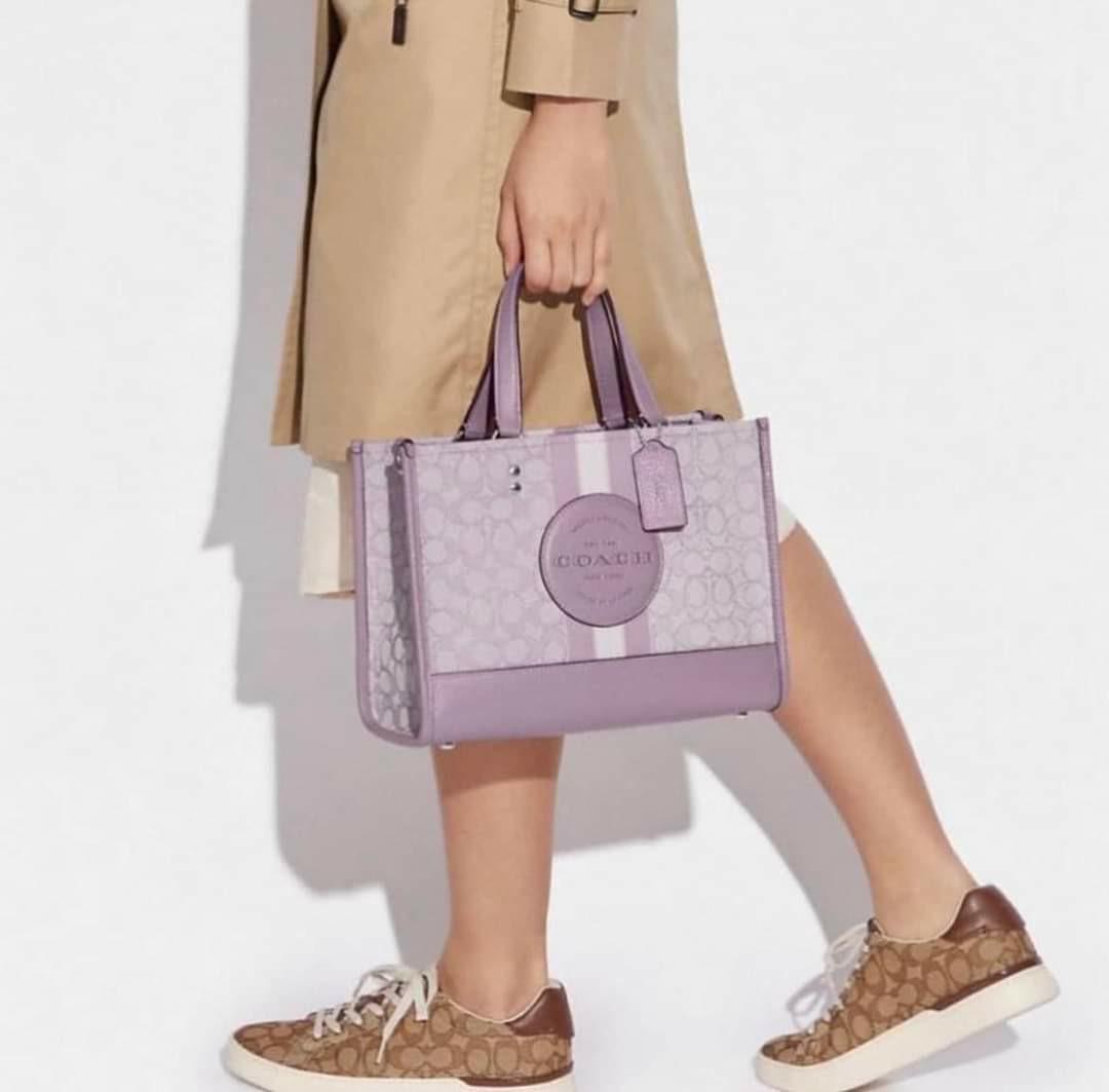 Authentic Coach Dempsey Carryall In Signature Jacquard With Stripe And ...