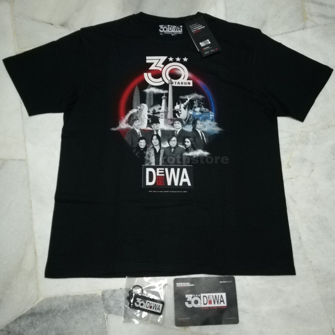 Dewa 19 - 30th, Men's Fashion, Tops & Sets, Formal Shirts on Carousell