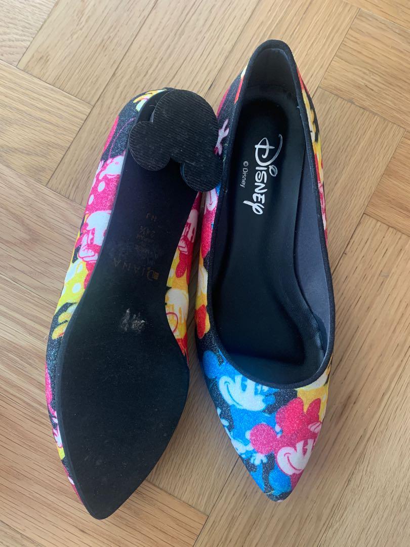 Diana Mickey Mouse Heels, Women's Fashion, Footwear, Heels on Carousell