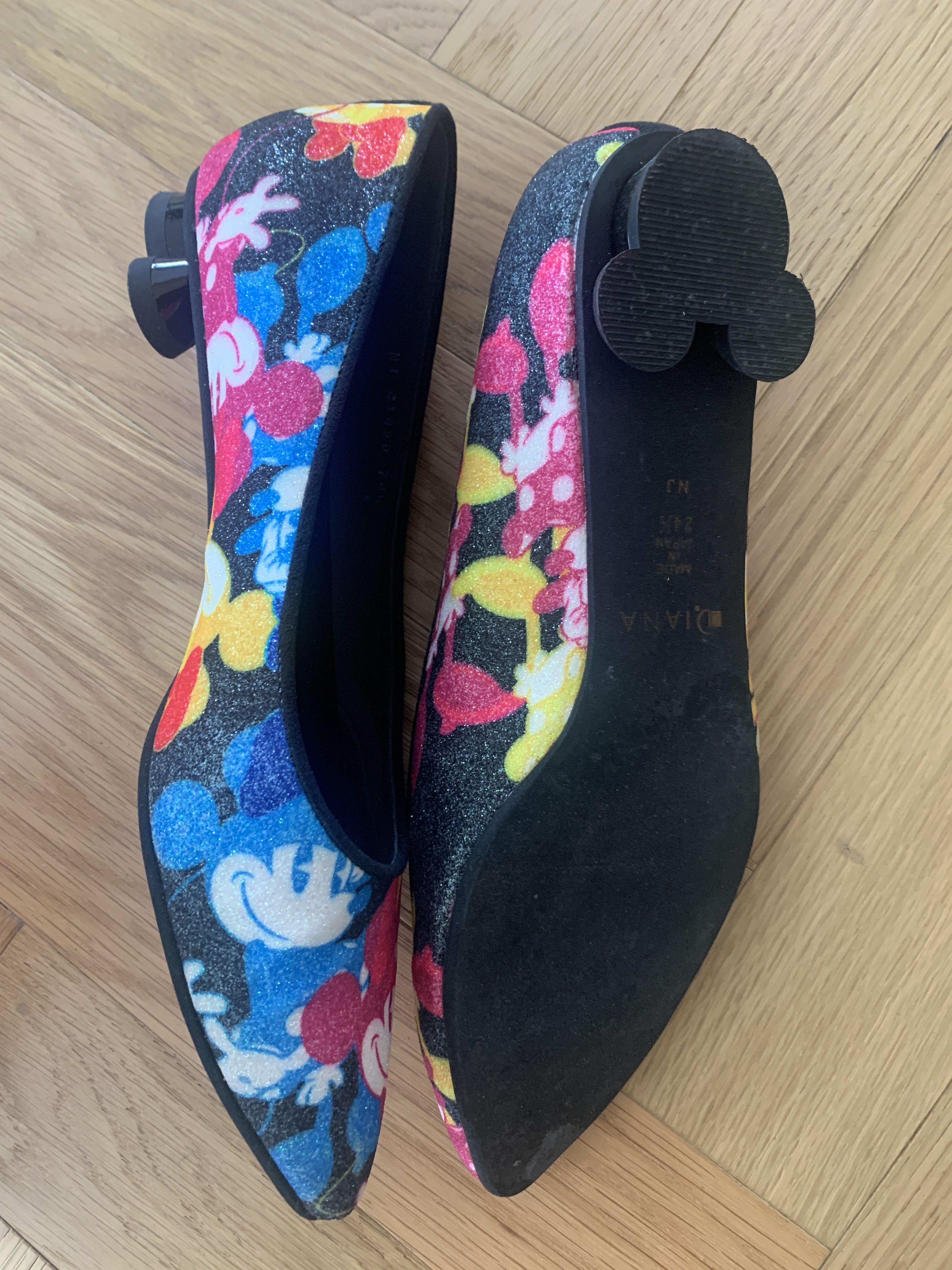 Diana Mickey Mouse Heels, Women's Fashion, Footwear, Heels on Carousell
