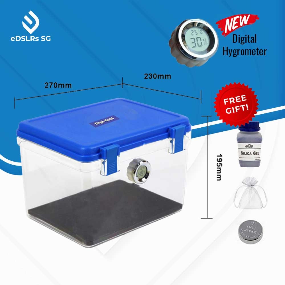 Digi Cabi Dry box with Digital Hygrometer 12L and 22L DB-012/DB-022 ...