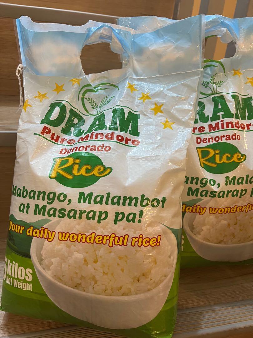 Dram pure mindoro 5kg, Food & Drinks, Rice & Noodles on Carousell