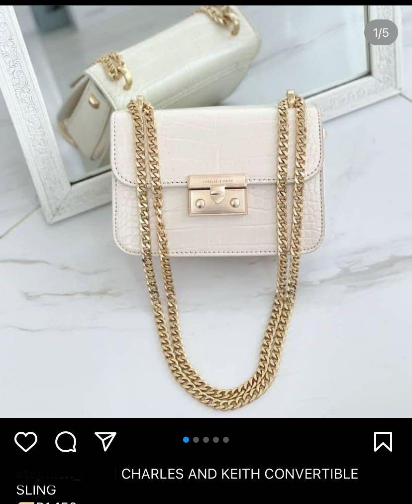 Dope Charles & Keith Covertible bag, Women's Fashion, Bags & Wallets ...