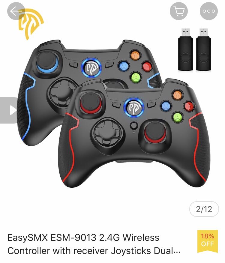 EasySMX 9013 wireless controller for PC/Android/Switch, Video Gaming ...