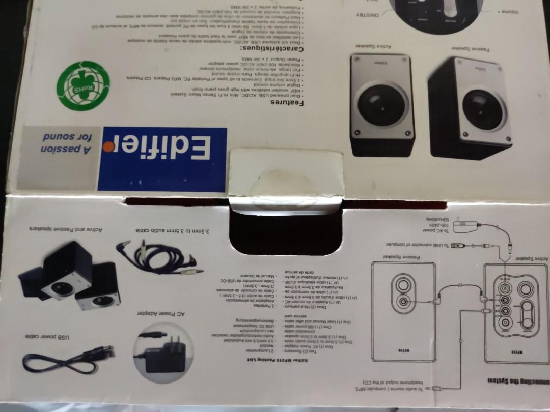 Edifier MP210 2.0 Multimedia Speakers, Audio, Soundbars, Speakers ...