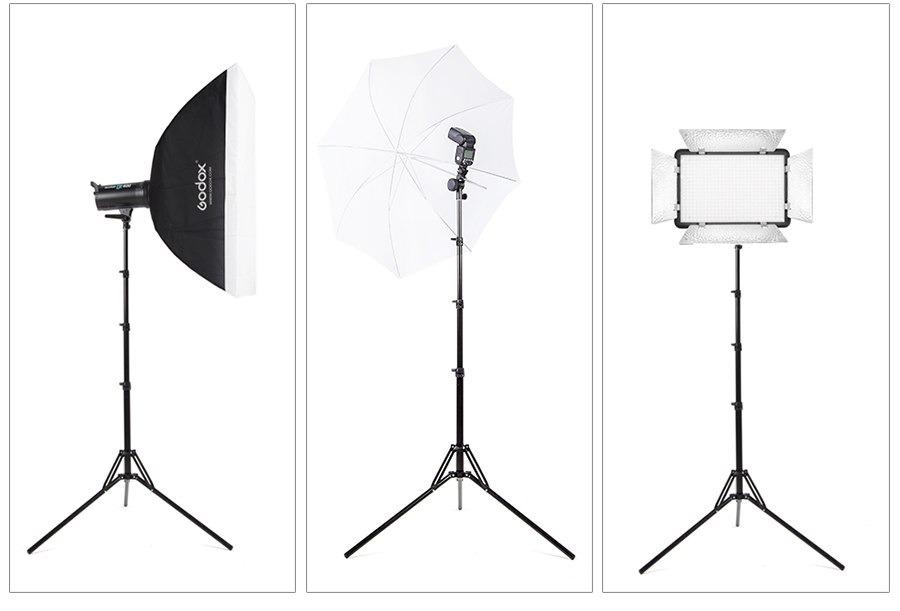 eDSLRs Reversible Portable Light Stand for LED Light Ring Light Weight ...