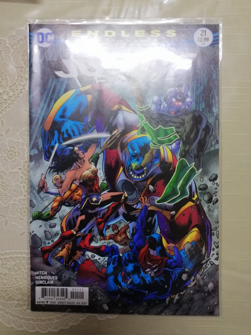 ENDLESS DC UNIVERSE REBIRTH JUSTICE LEAGUE SINGLE ISSUE, Hobbies & Toys ...
