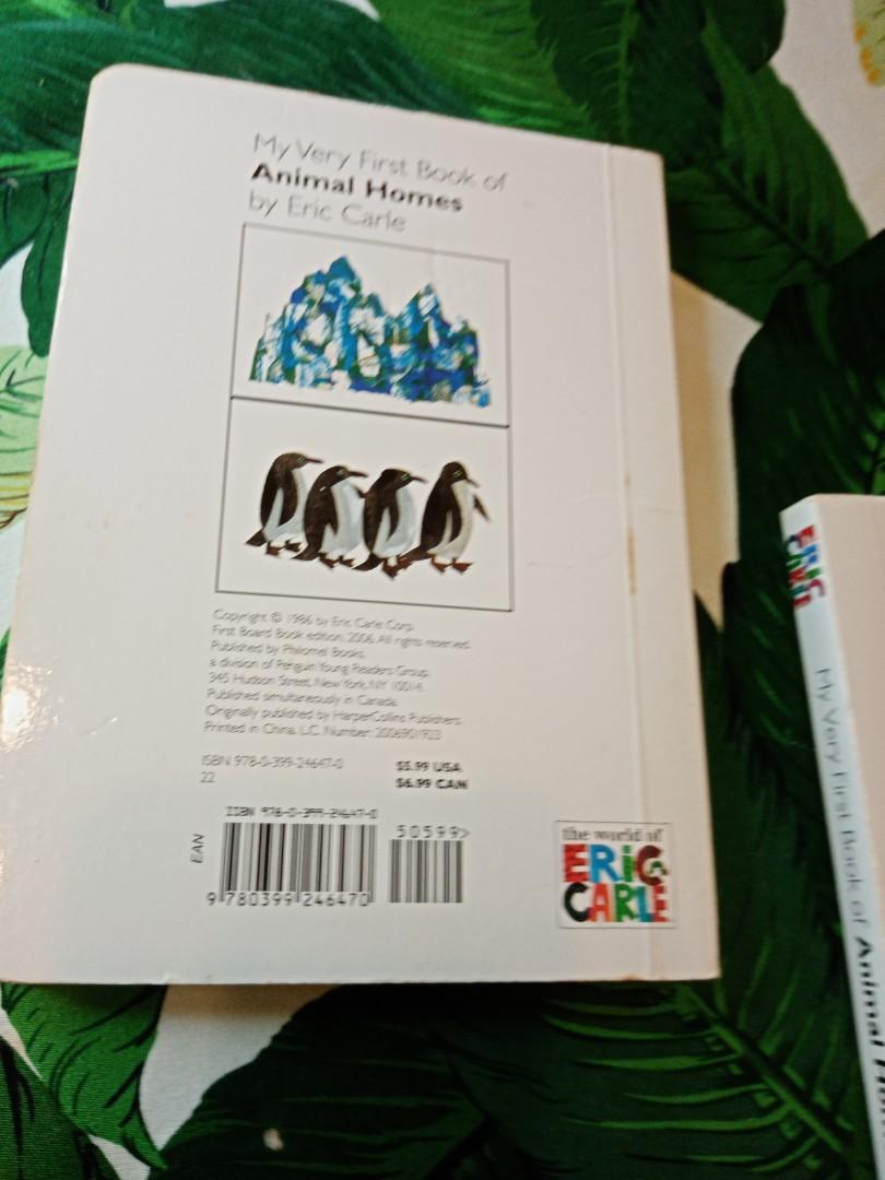 Eric Carle Books My First Very Books of Animal Homes- $4, Babies & Kids ...