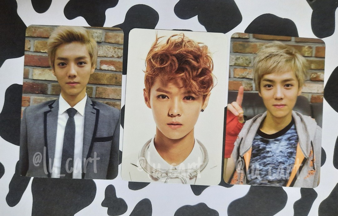 EXO Luhan Photocards, Hobbies & Toys, Memorabilia & Collectibles, K ...