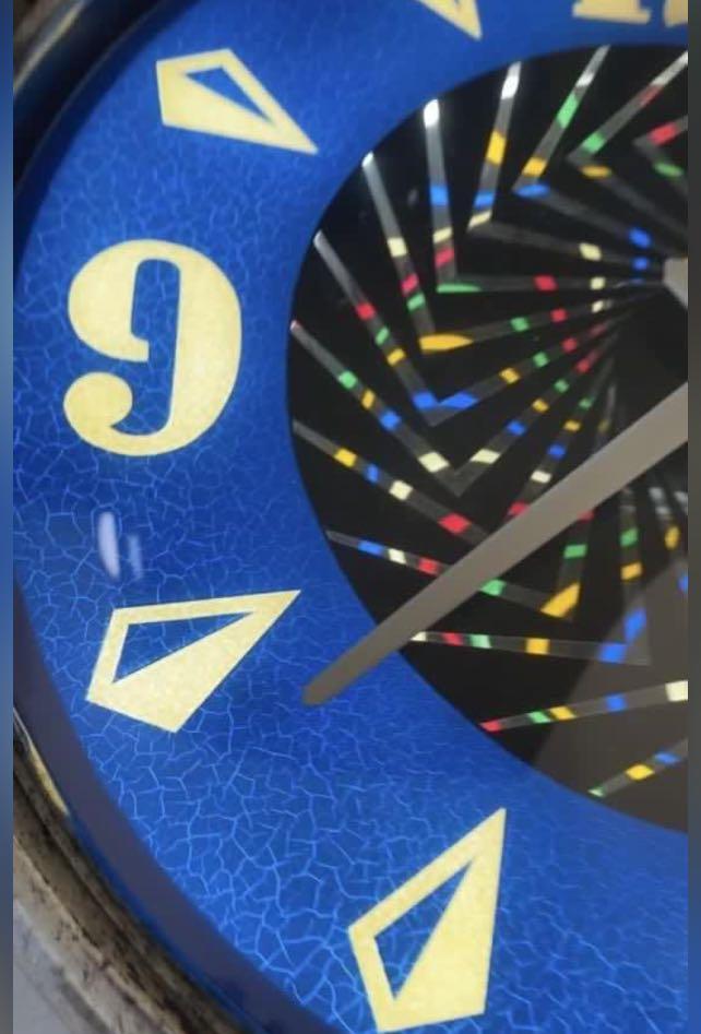 Extremely Rare Psychedelic Lighted Clock in Original Condition, Hobbies ...