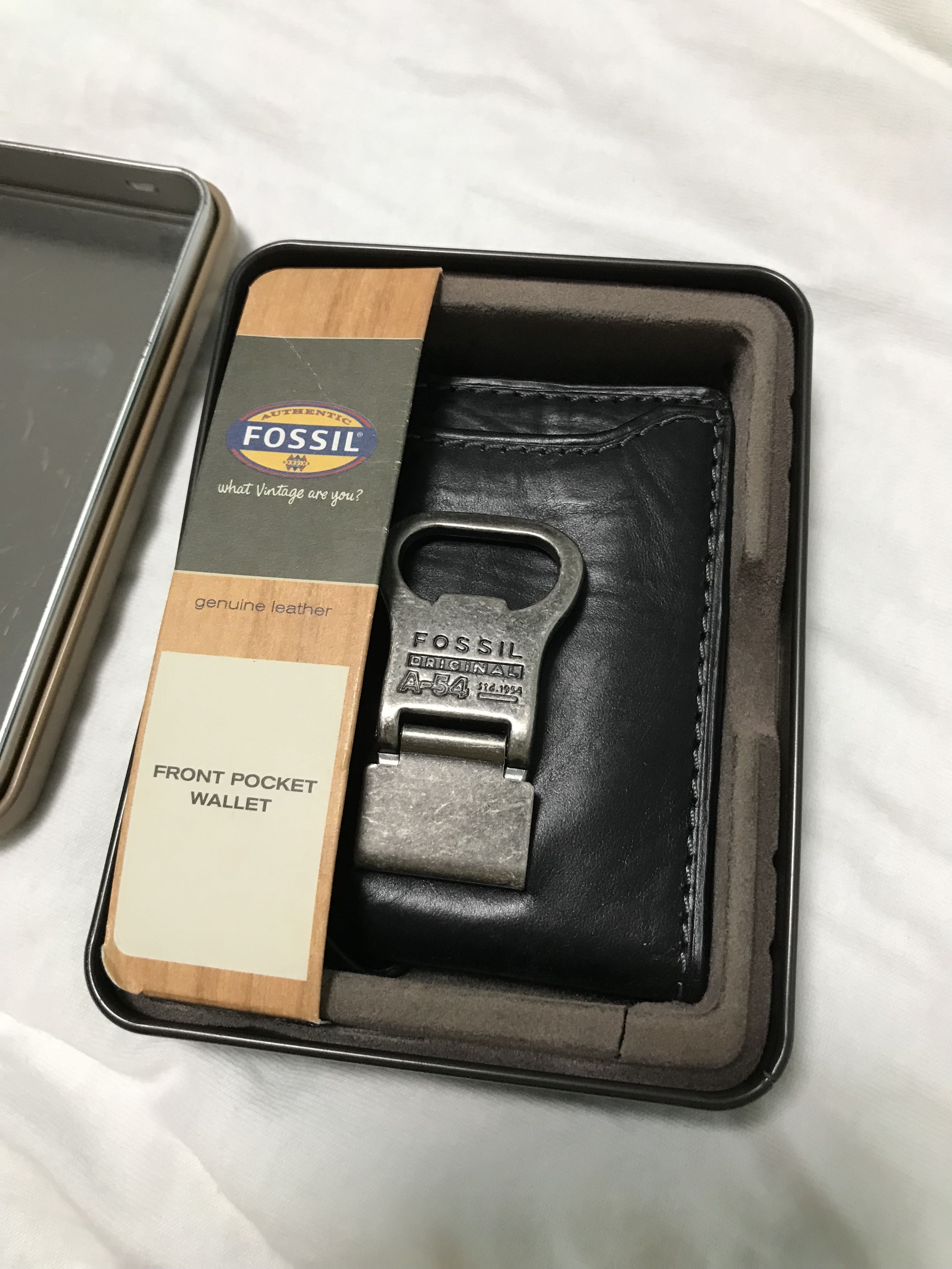 Fossil Front Pocket Bifold Wallet, Men's Fashion, Watches & Accessories ...