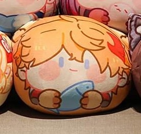Genshin Impact 30 cm Neko Childe Chibi Pillow, Hobbies & Toys, Toys ...