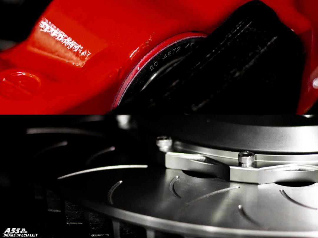 Brembo Alfa Romeo 6 Pot Caliper Brake Kit : Honda Vezel Civic / VW Golf ...