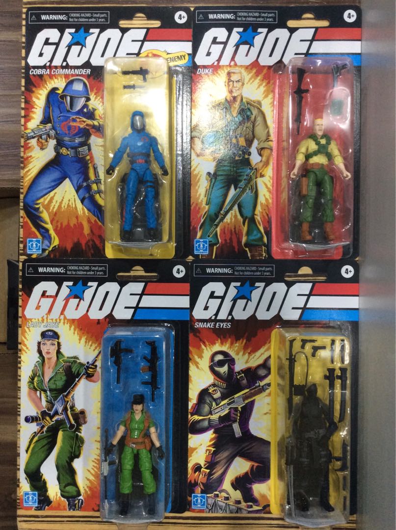 G.I. Joe Retro Collection - 3.75" Figure - Set of 4 Cobra Commander ...