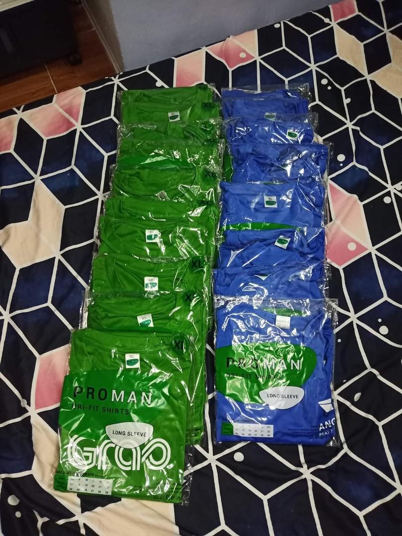 Grab and Angkas Drifit Longsleeve, Men's Fashion, Activewear on Carousell