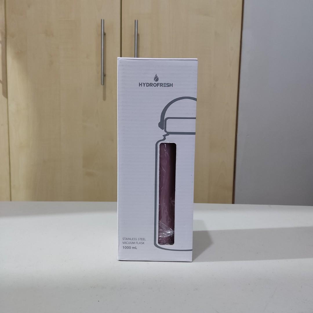 HydroFresh 1 L Stainless Steel Vacuum Flask Light Pink, Furniture ...