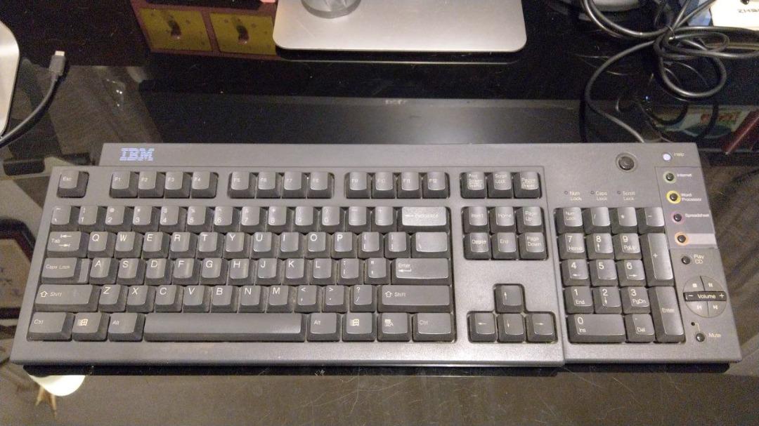 IBM KB-7993 Rapid Access PS2 Keyboard (for programmer /coder/ IT9), 電腦 ...