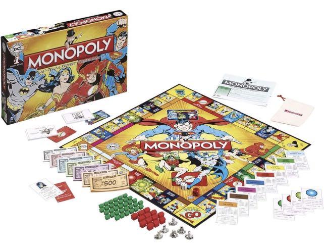 Monopoly DC Comics Retro, Hobbies & Toys, Toys & Games on Carousell
