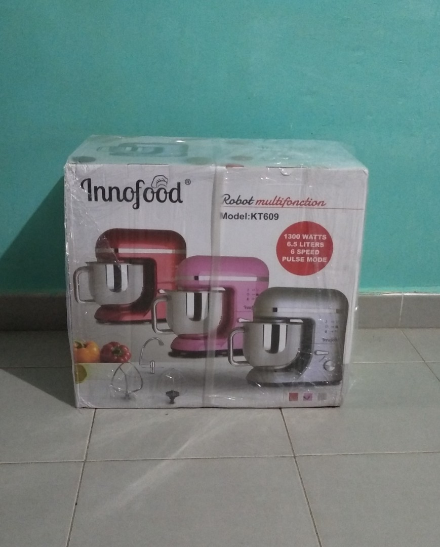 Innofood KT609 Stand Mixer 6.5 Liters (Pink), Everything Else on Carousell