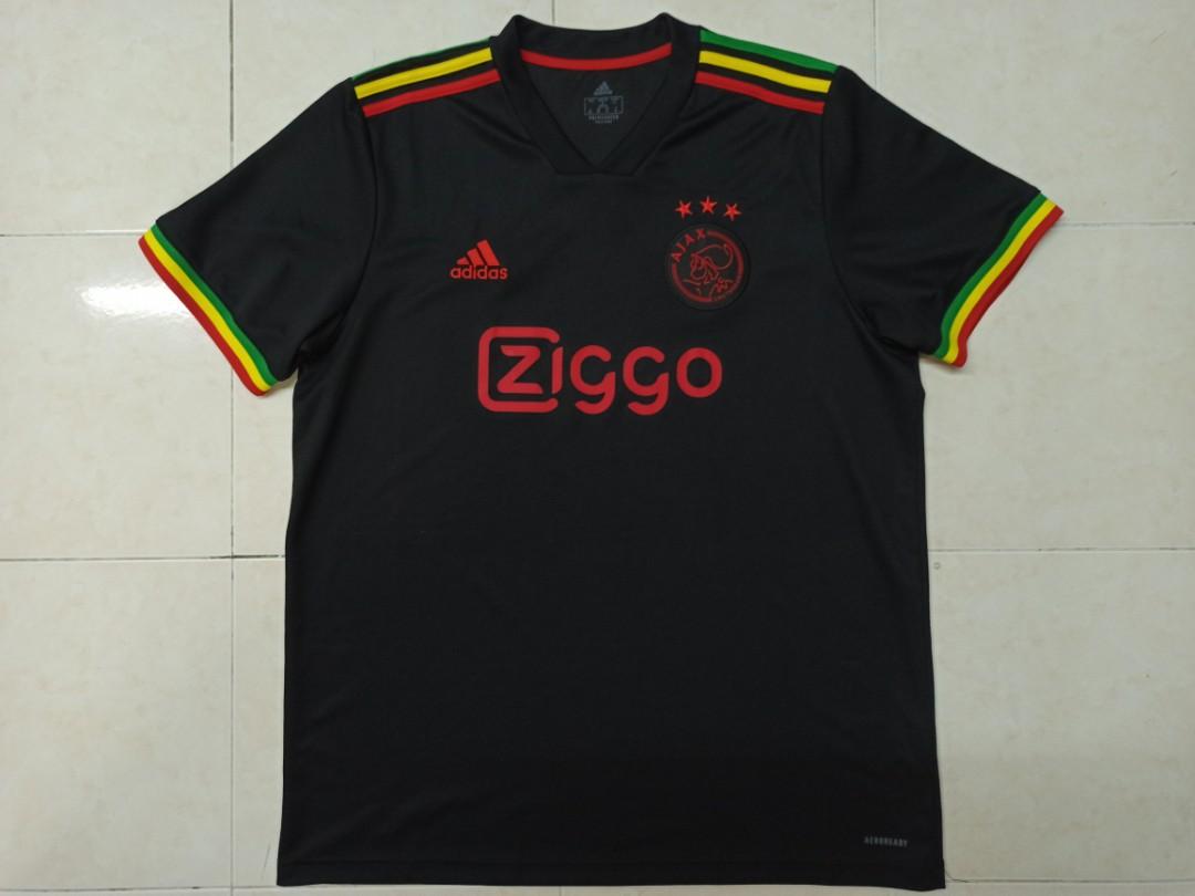 Jersey Ajax Third kit 2021/2022 ( Jersi adidas Size XL Bob Marley Rasta ...